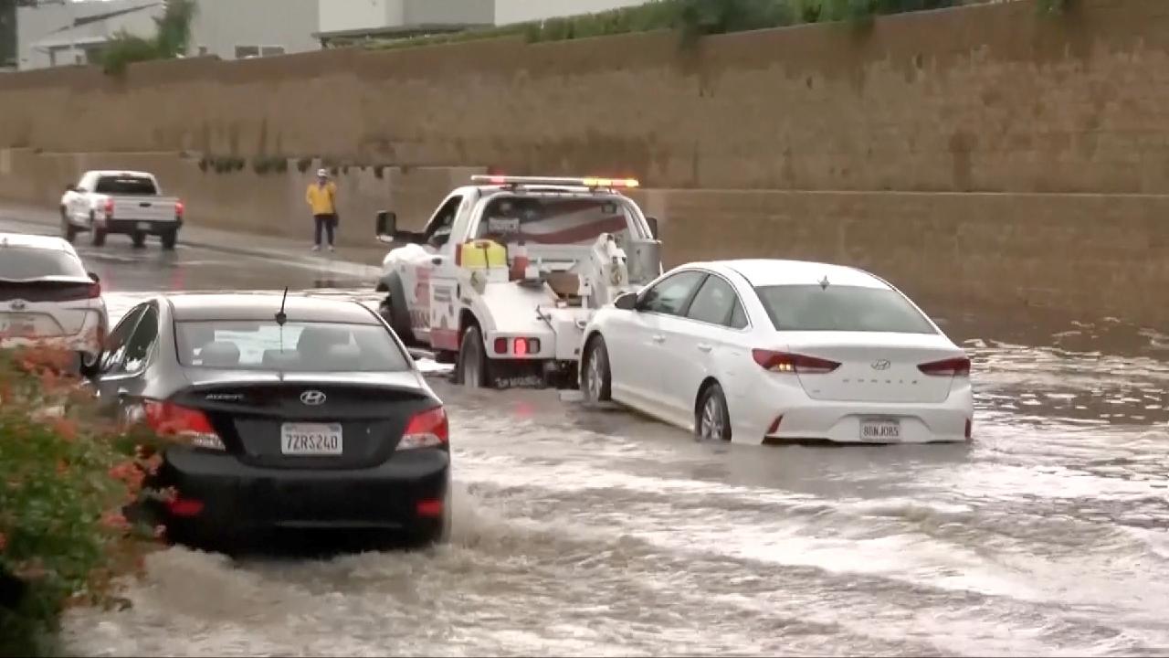 Pacific storm unleashes flooding across Southern California - CGTN