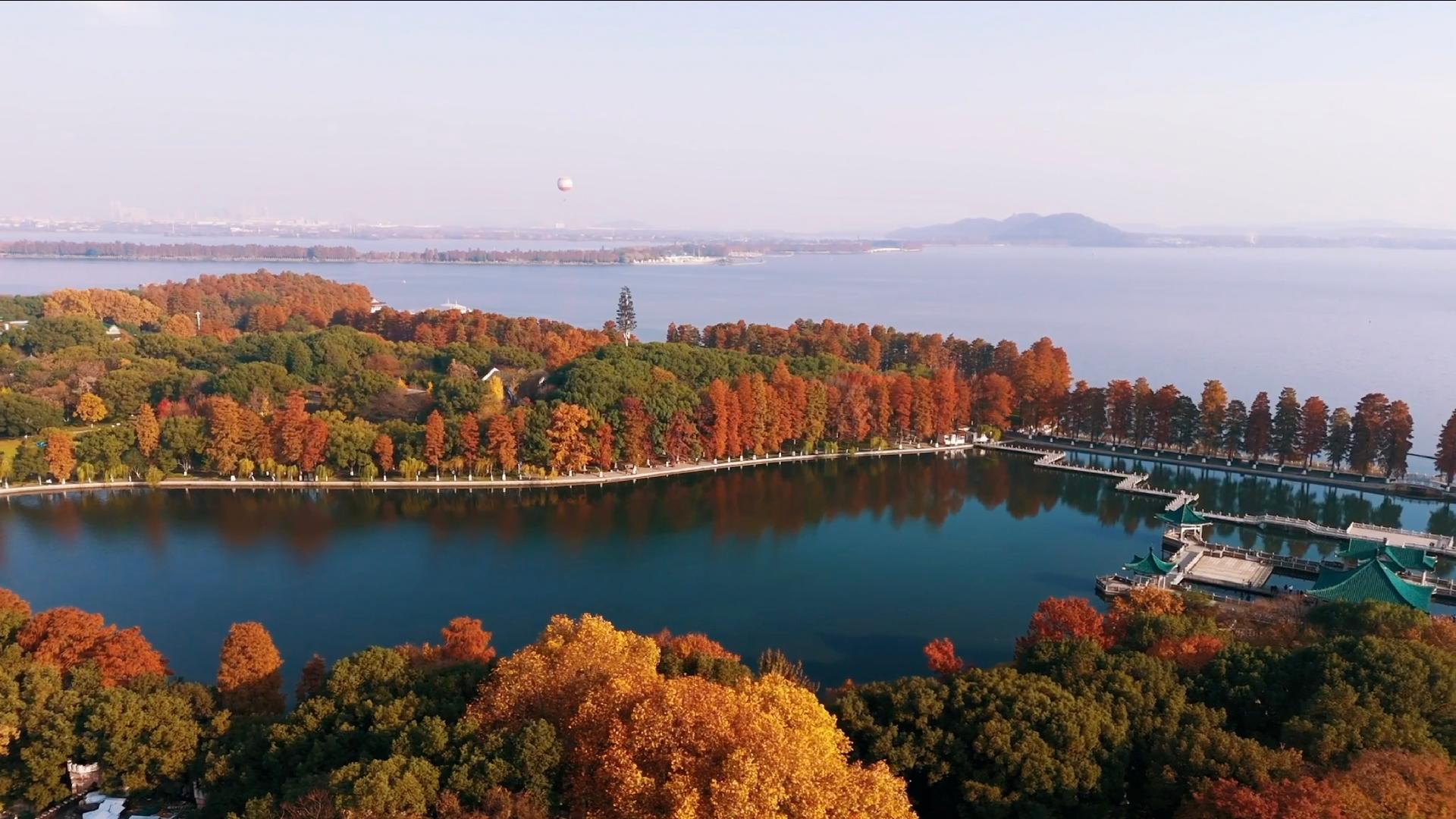 Wuhan hosts beautiful winter colors - CGTN