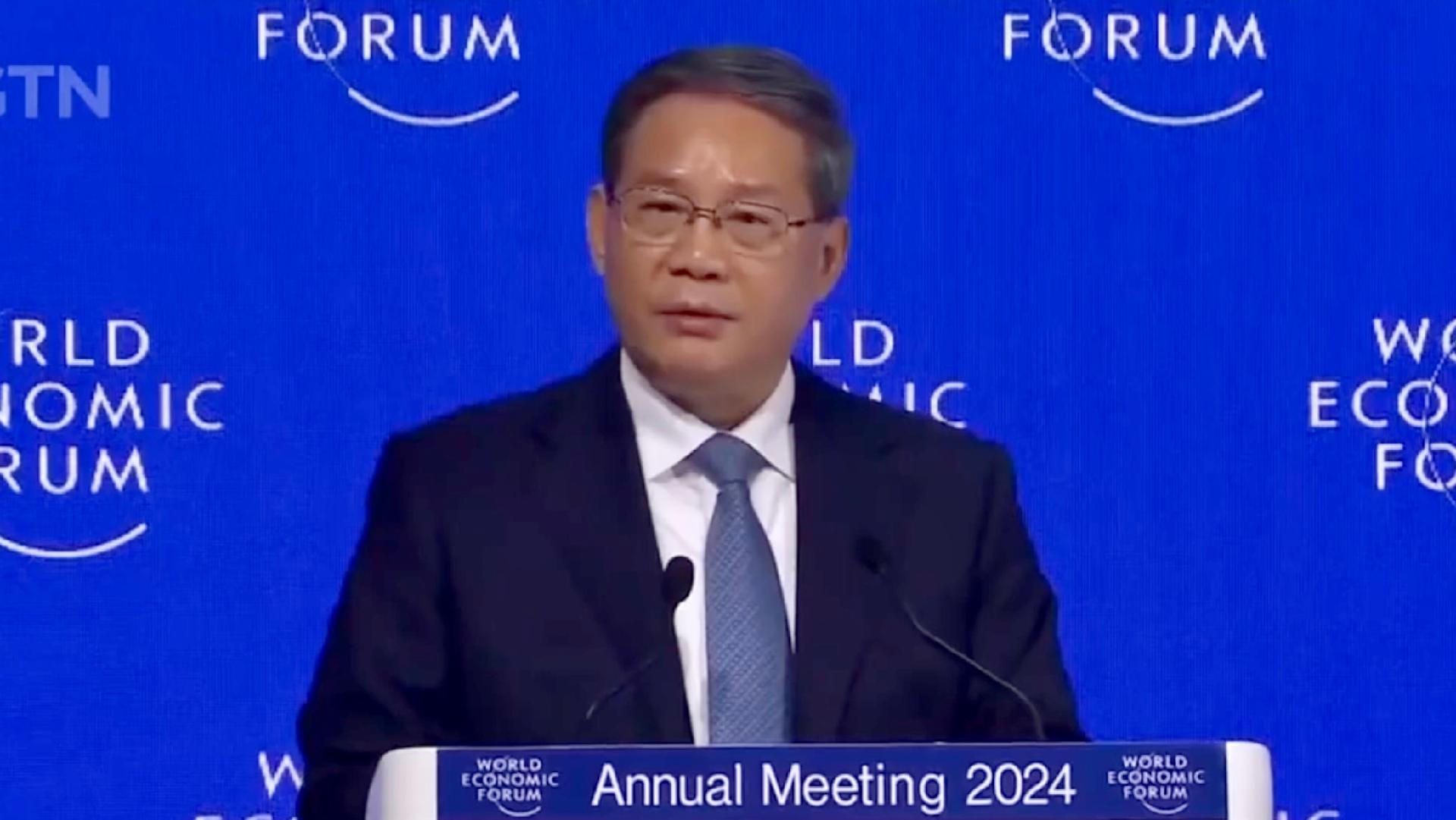 Chinese Premier Li Qiang delivers speech in Davos - CGTN