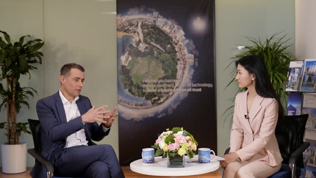 Thales' China CEO discusses future of China-France cooperation - CGTN