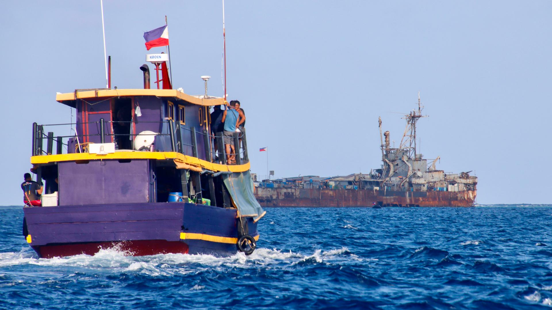 China monitors Philippine vessel delivering supplies at Ren'ai Reef - CGTN