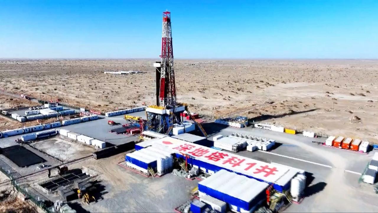 Ultra-deep drilling in Xinjiang reaches record depth of 9,900 meters - CGTN