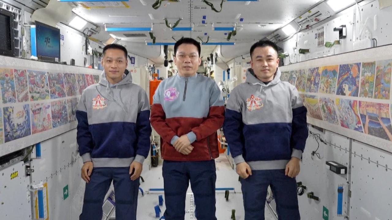 Tiangong space station holds youth art exhibition - CGTN