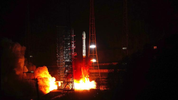 China launches high-orbit internet services satellite - CGTN