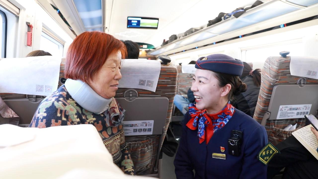 Female high-speed rail conductor aims to improve passenger experience ...