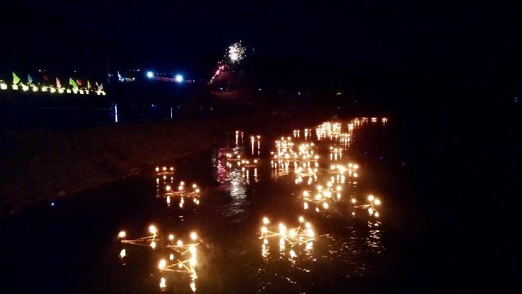 River lantern festival kicks off in a small village in N China - CGTN