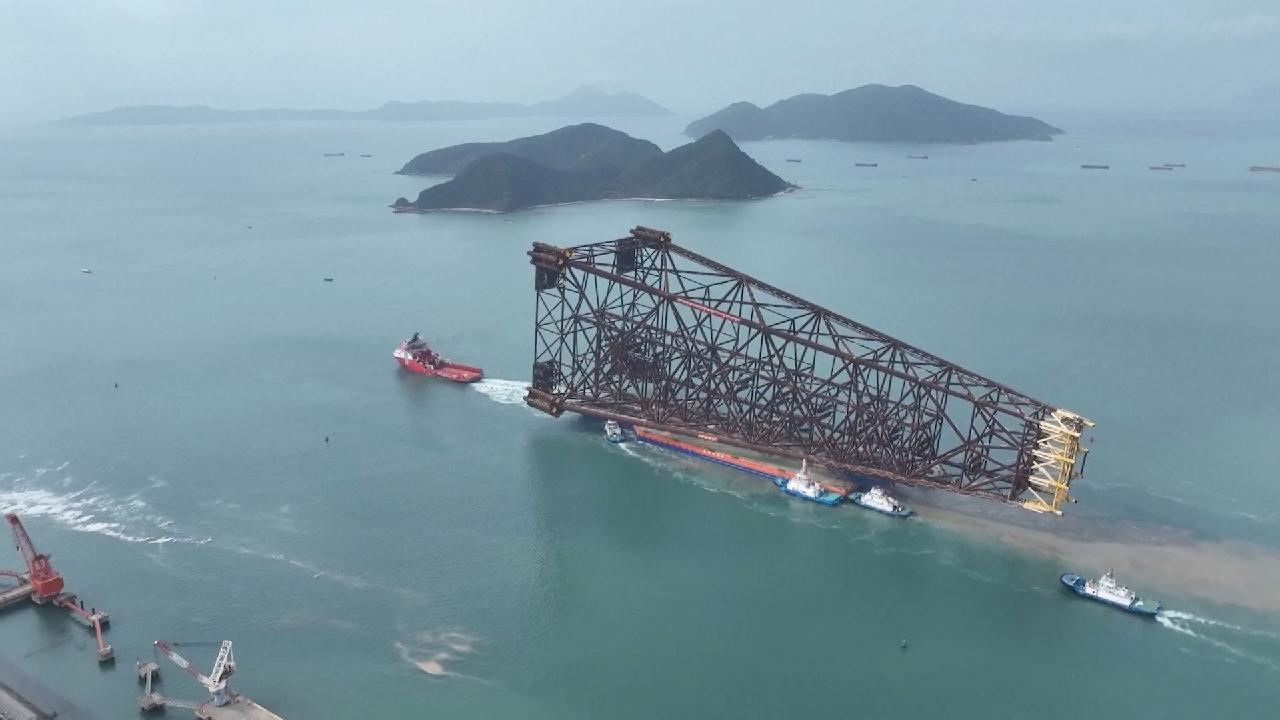 China begins installation of Asia's 1st deepwater jacket - CGTN