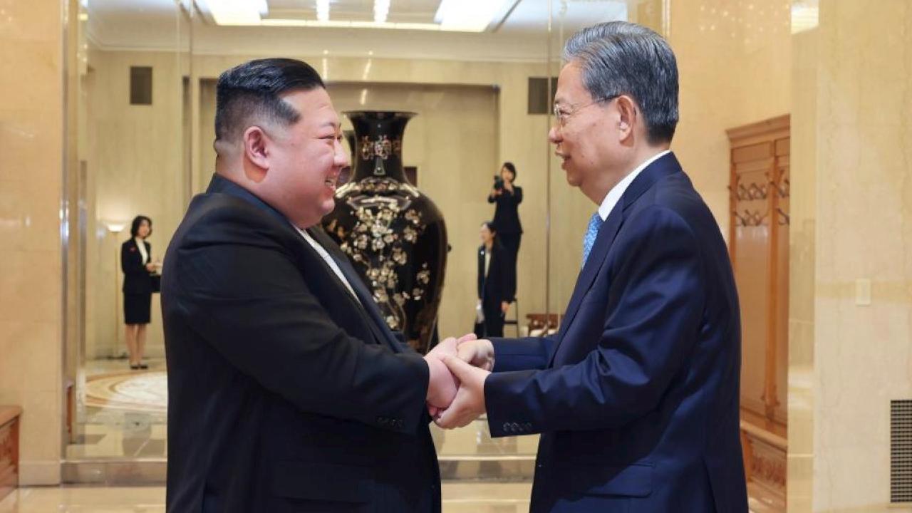 China's top legislator meets DPRK top leader - CGTN