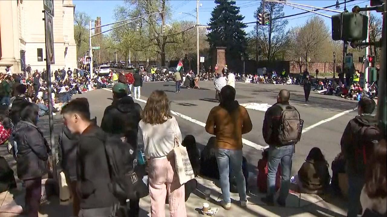 Yale protesters arrested as Mideast tensions grow - CGTN