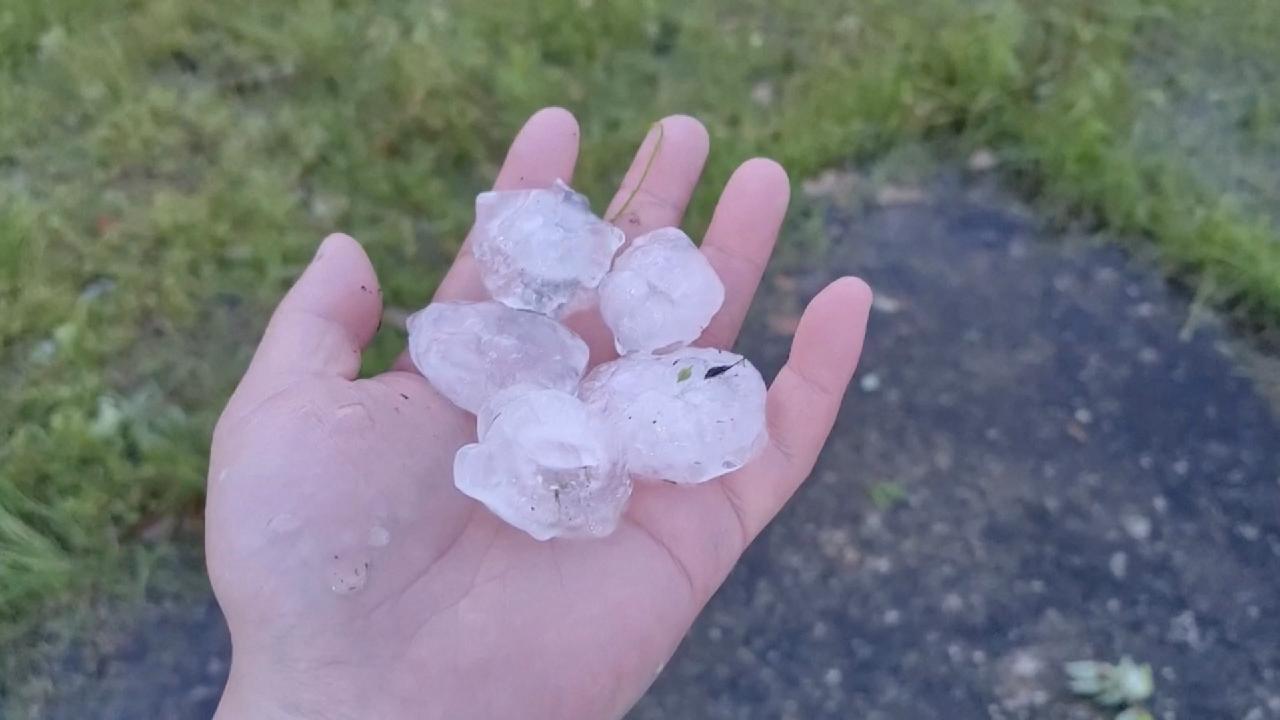 Egg-sized hailstones blitz east China city - CGTN