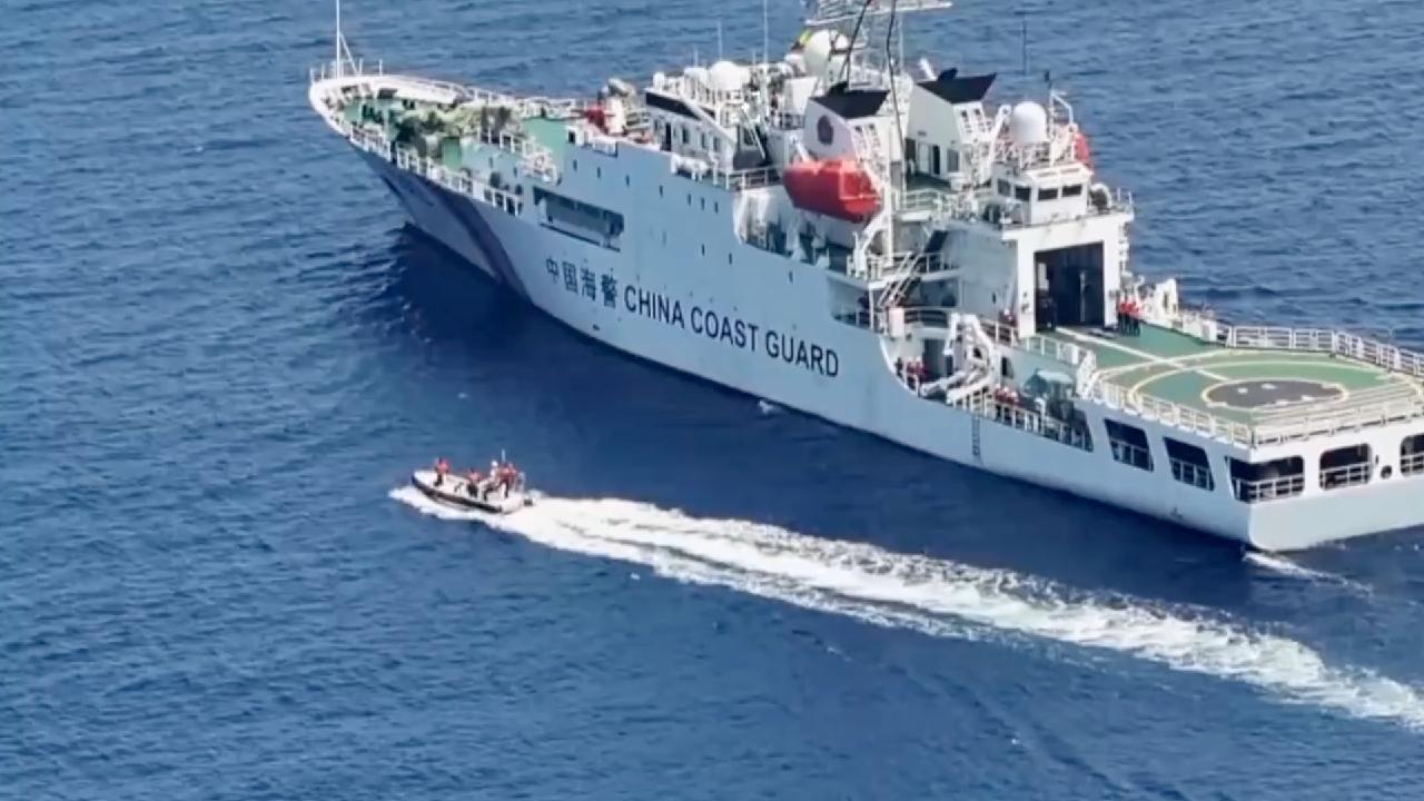 China Coast Guard conducts regular training in waters off Huangyan ...