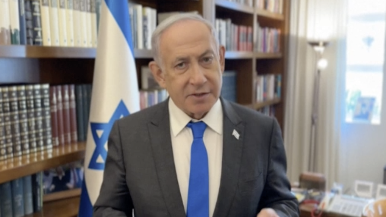 Netanyahu accuses U.S. of withholding weapons to Israel - CGTN