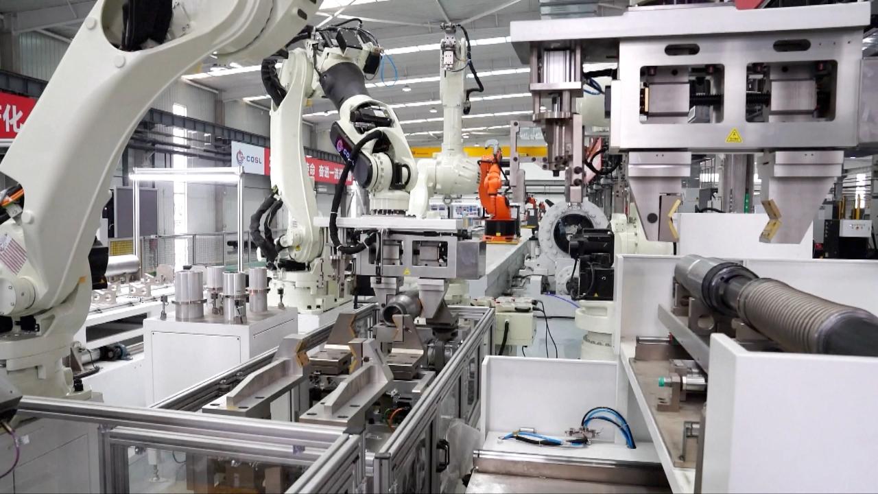 Chinese smart factory mass produces offshore oil-gas production tools ...