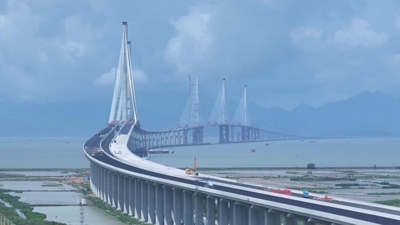 Western extension of Hong Kong-Zhuhai-Macao Bridge completed - CGTN