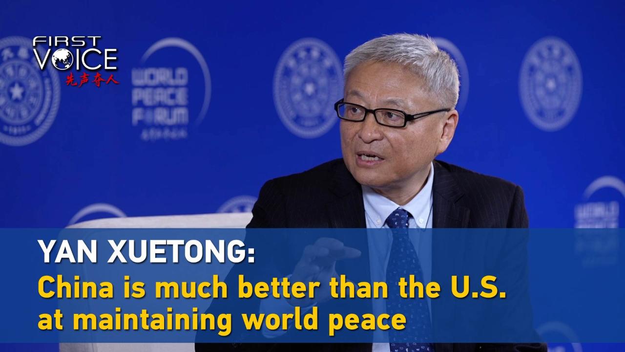 China is much better than the U.S. at maintaining world peace - CGTN