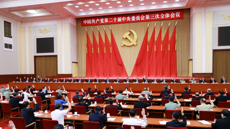 20th CPC Central Committee's 3rd plenary session adopts resolution - CGTN