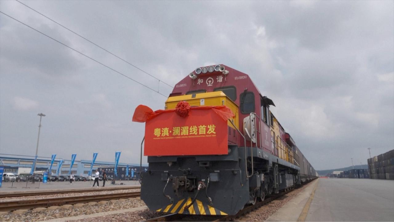 New freight train route linking Greater Bay Area, Southeast Asia opens ...