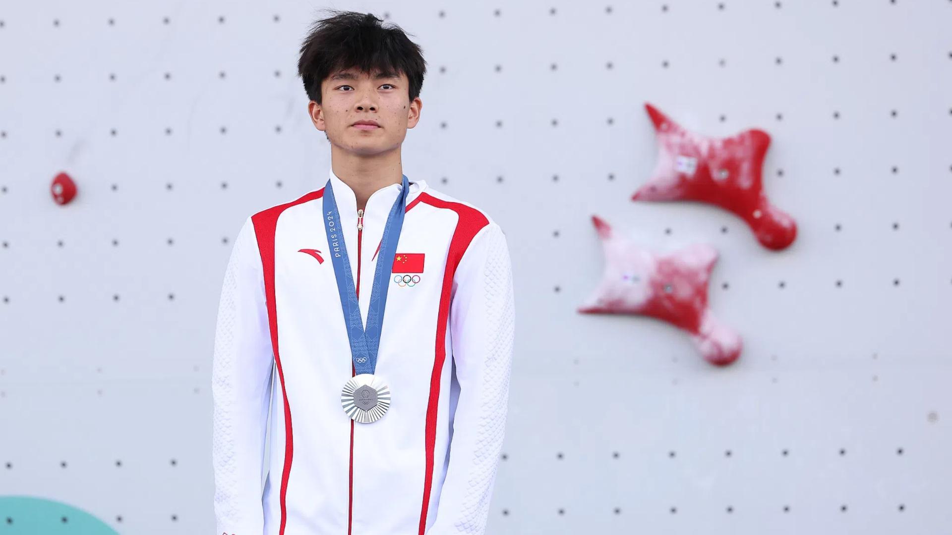 China's Wu Peng, Zhong Qixin on winning men's speed climbing silver - CGTN