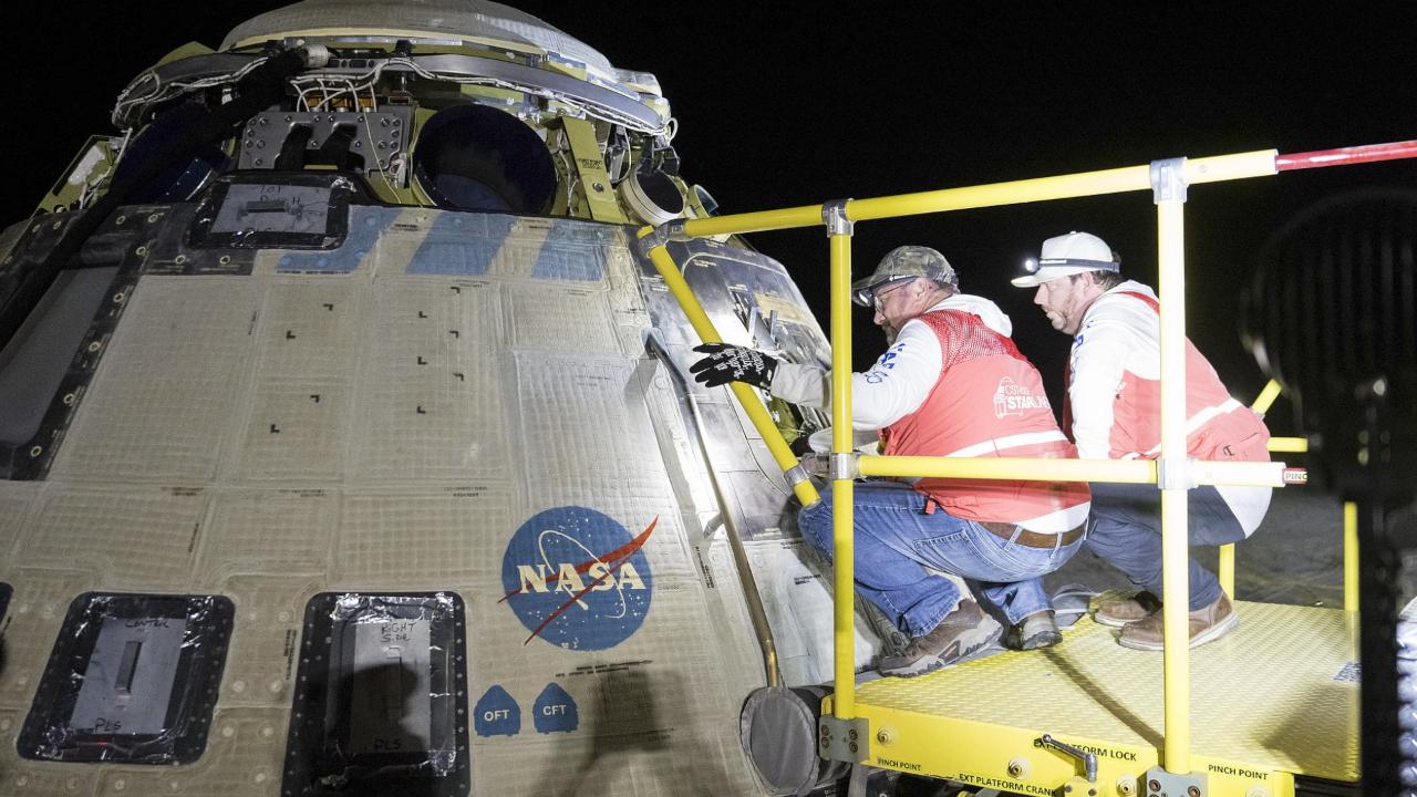 Boeing's troubled capsule returns to Earth without astronauts - CGTN