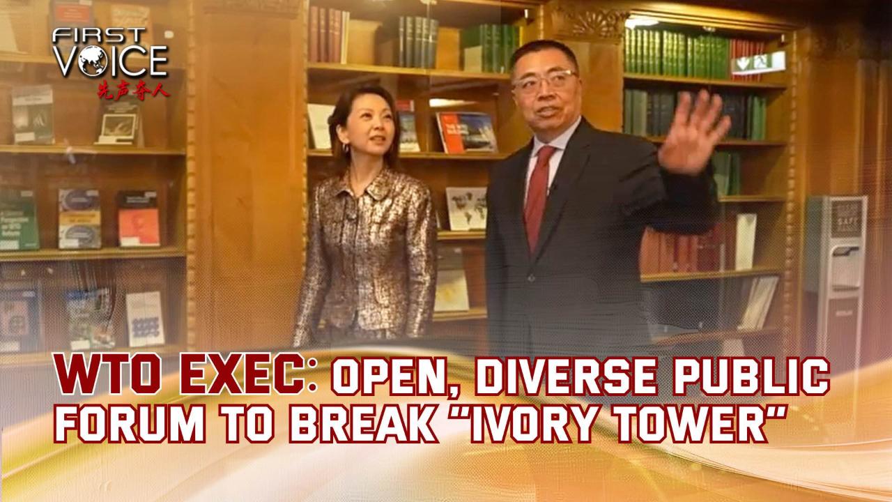 WTO exec: Open, diverse public forum to break 'ivory tower' - CGTN