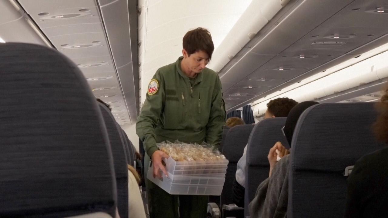 Dutch military plane carrying evacuees from Lebanon lands in Eindhoven ...