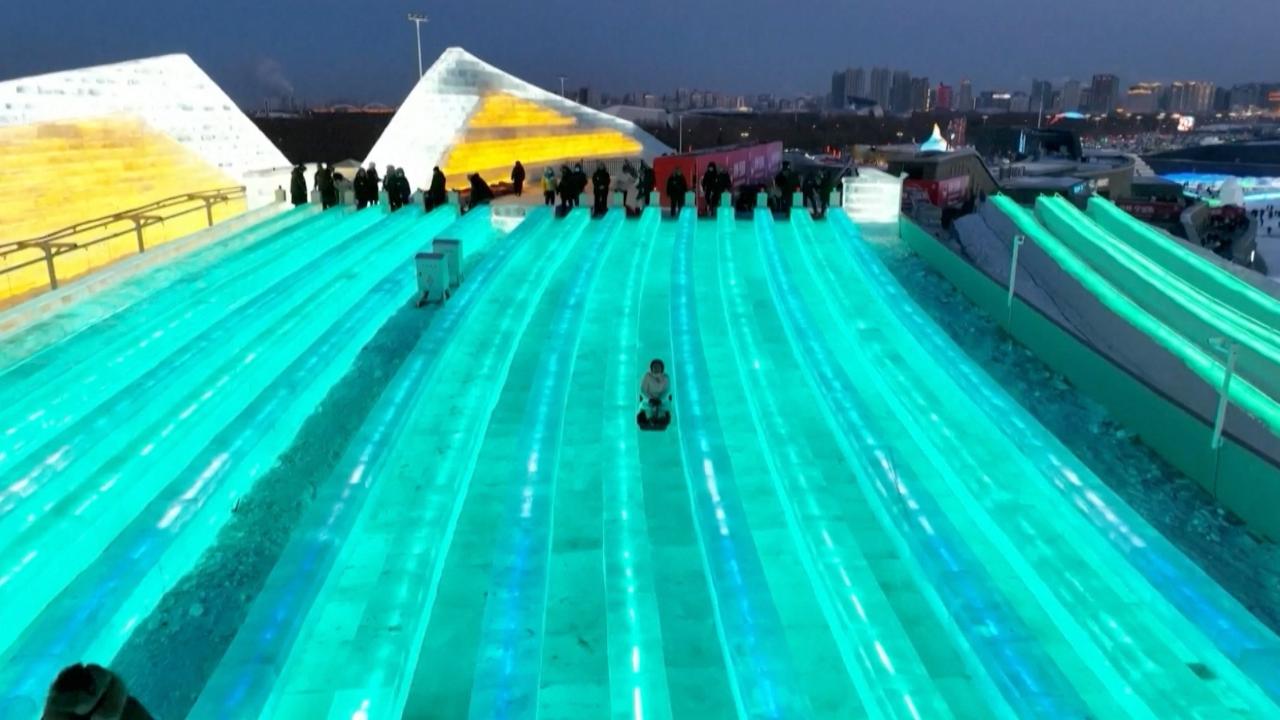 Harbin boosts ice-snow economy with enhanced tourism facilities - CGTN