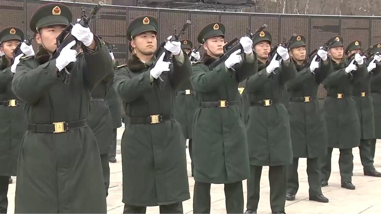 12-gun salute honors Chinese People's Volunteers martyrs - CGTN