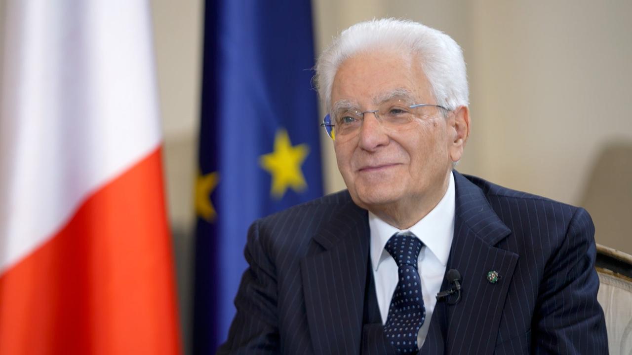 Italian president expects enhanced cooperation from China - CGTN