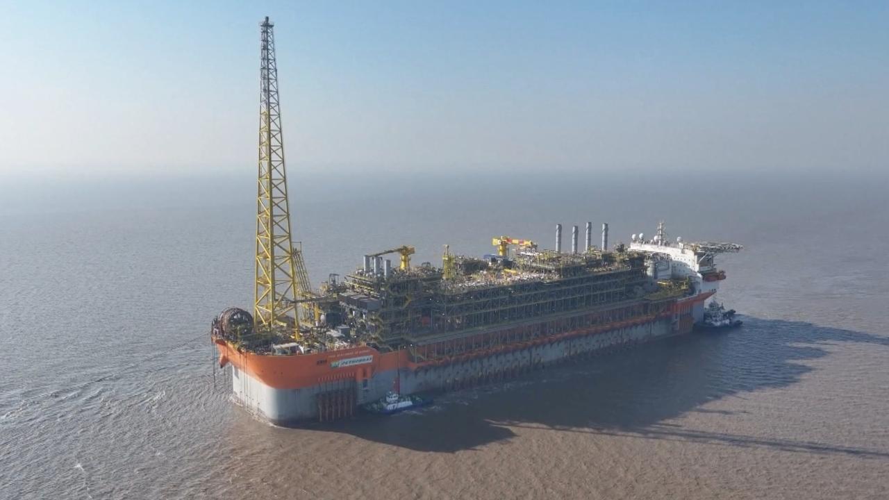 World's largest FPSO vessel sets sail from Jiangsu - CGTN