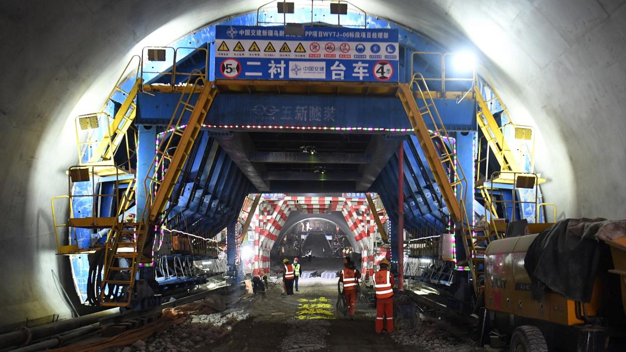 China's Xinjiang completes world's longest expressway tunnel - CGTN