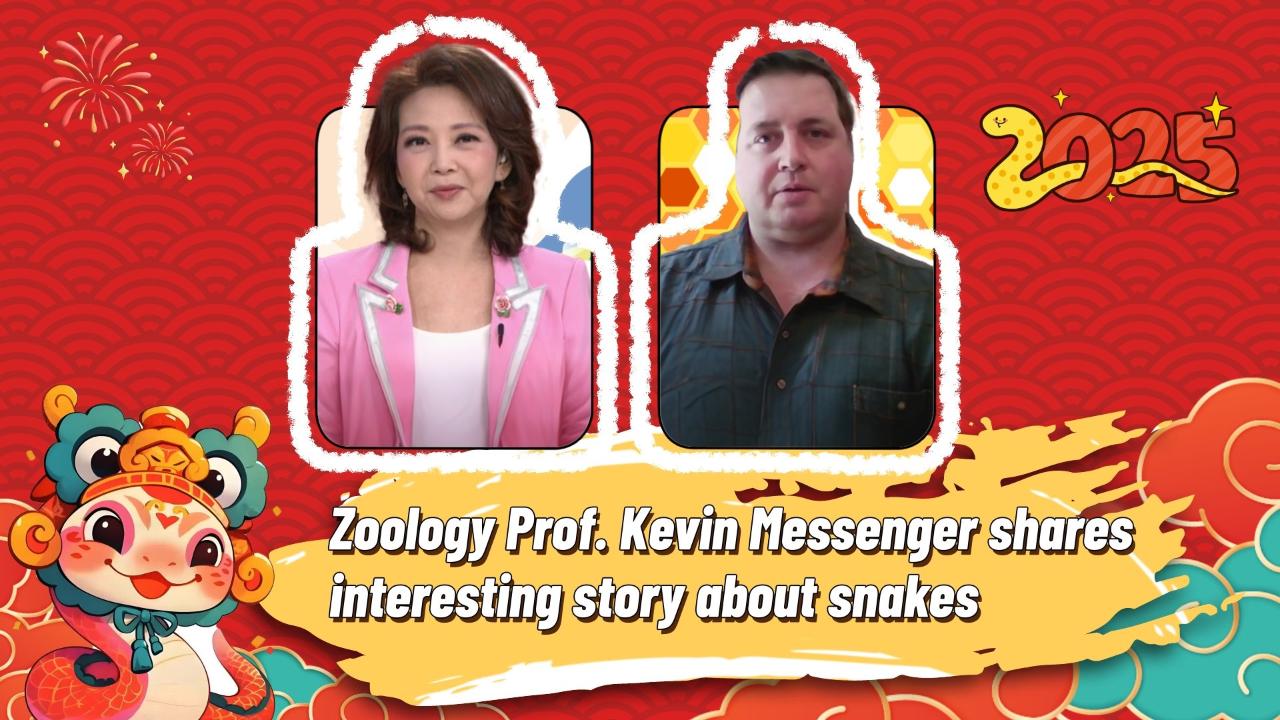 Zoology Prof. Kevin Messenger shares an interesting story about snakes ...