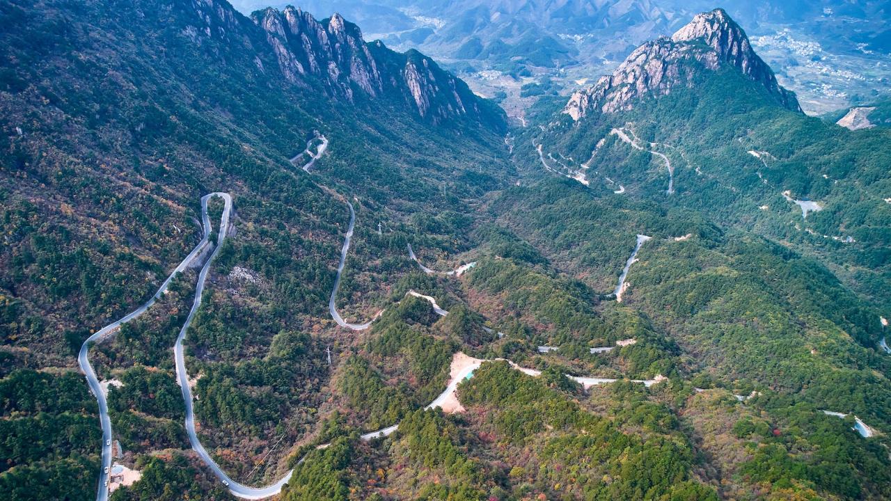 Aerial view of the Anhui-Zhejiang skyline - CGTN