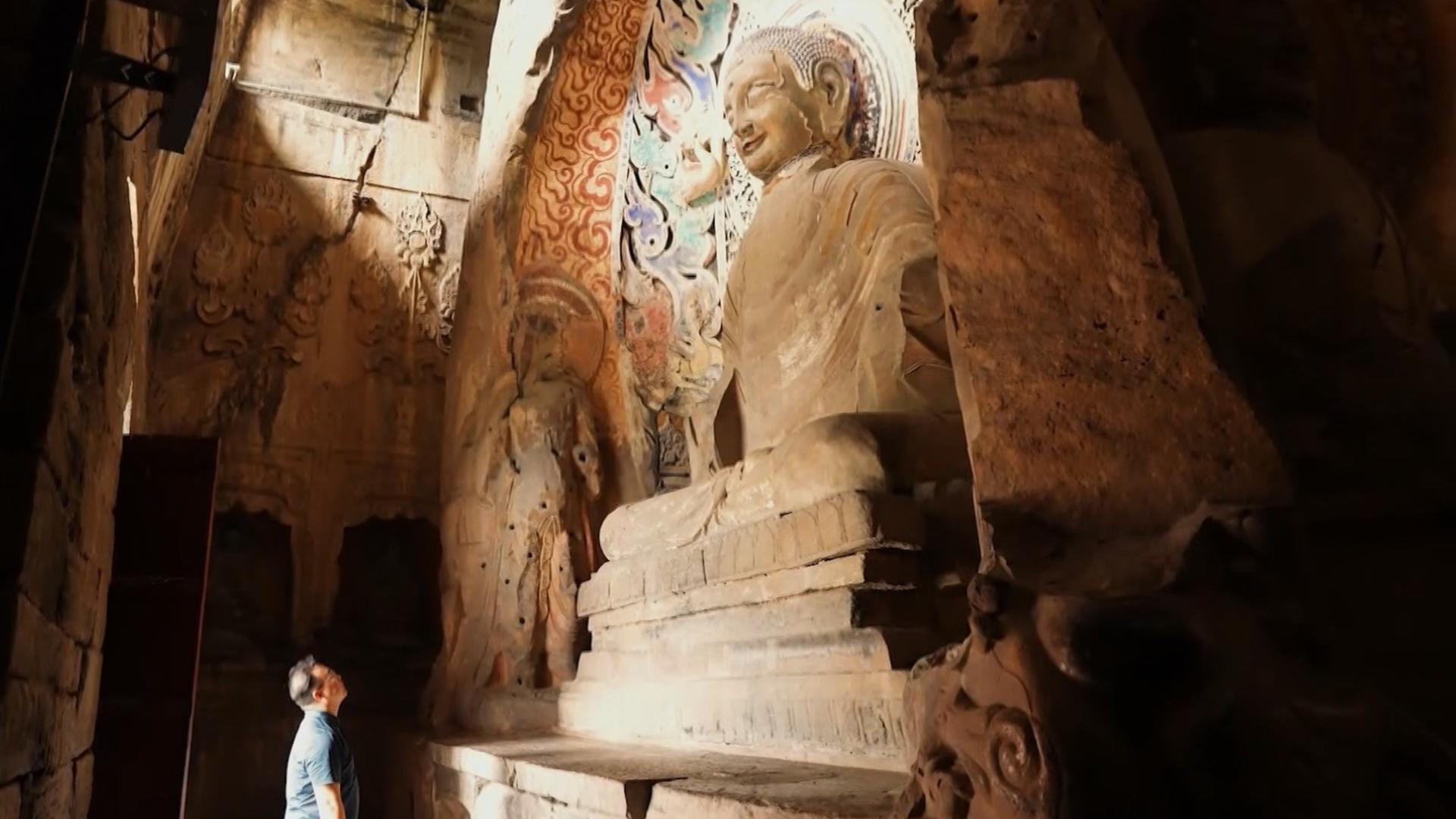 Xiangtangshan Grottoes, a treasure of ancient grotto art - CGTN
