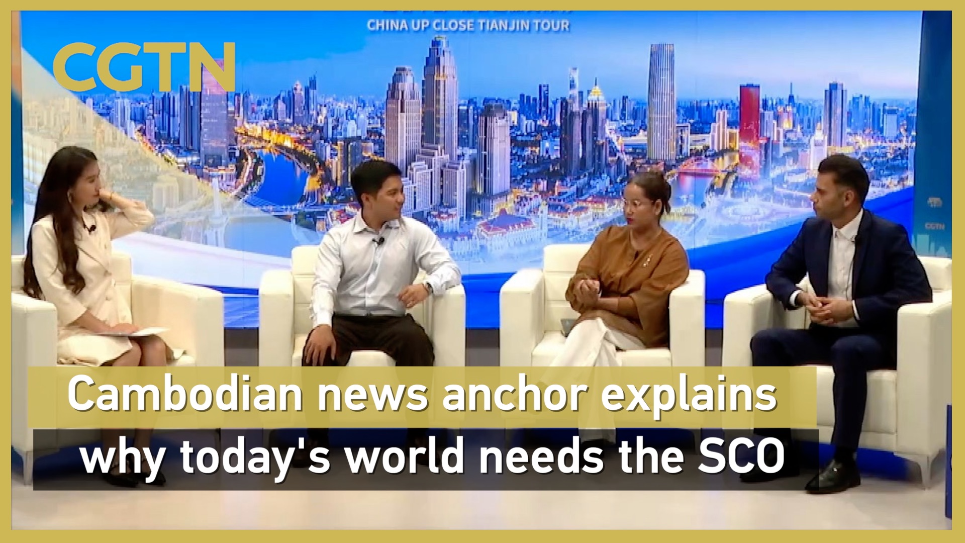 Cambodian news anchor explains why today's world needs the SCO - CGTN