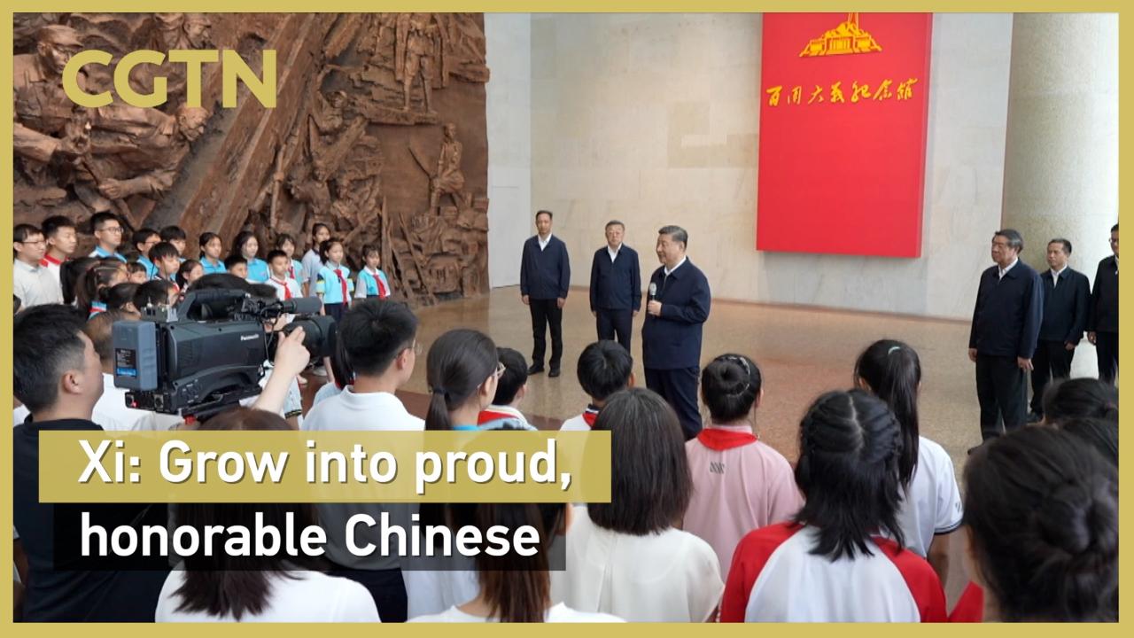 Xi: Grow into proud, honorable Chinese - CGTN
