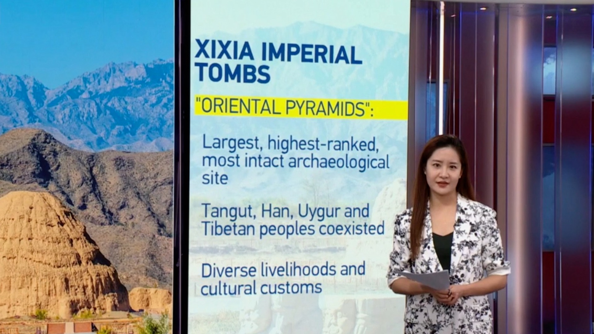 Explainer: China's newest UNESCO heritage site Xixia Imperial Tombs - CGTN