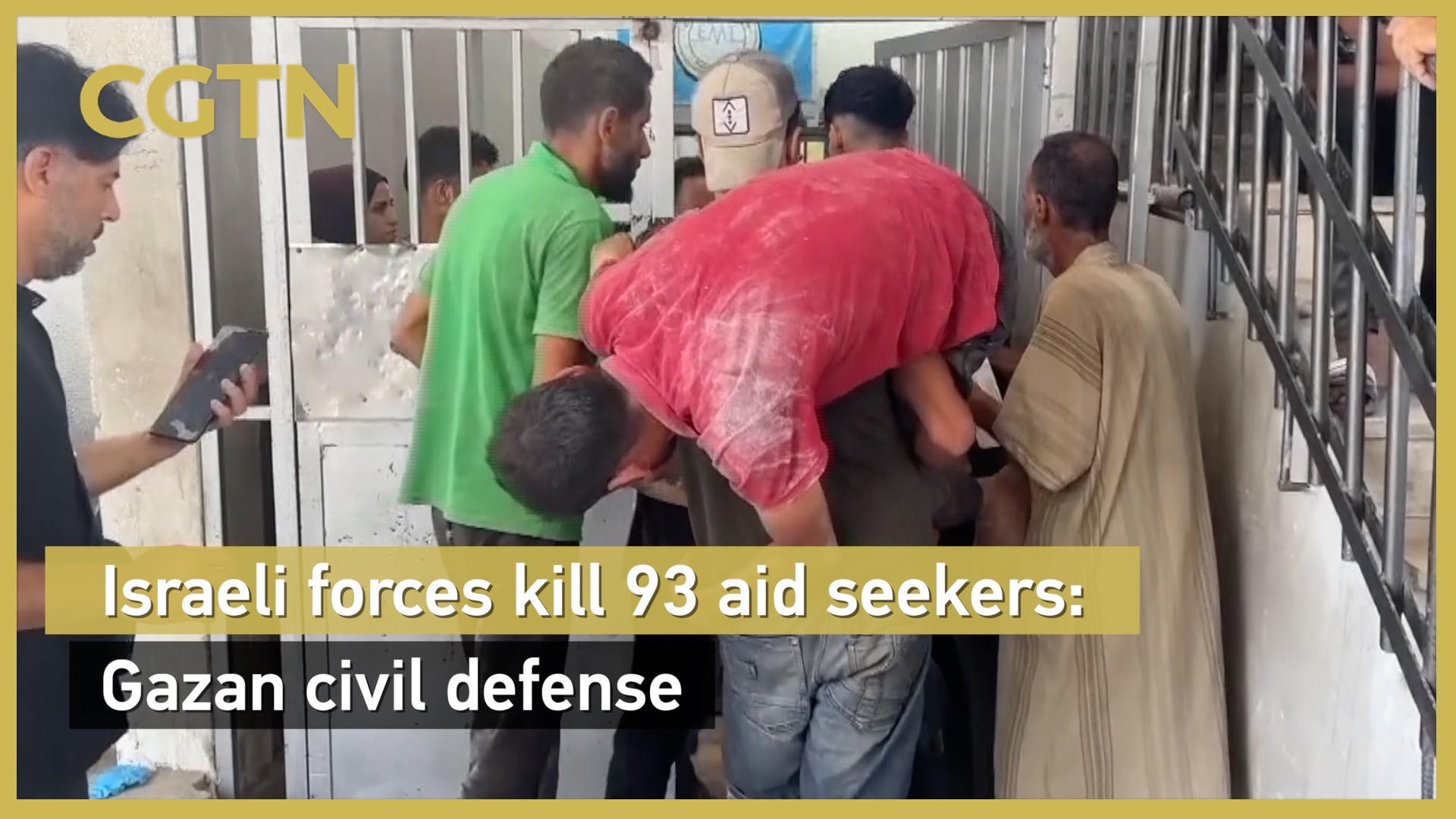 Israeli forces kill 93 aid seekers: Gazan civil defense - CGTN
