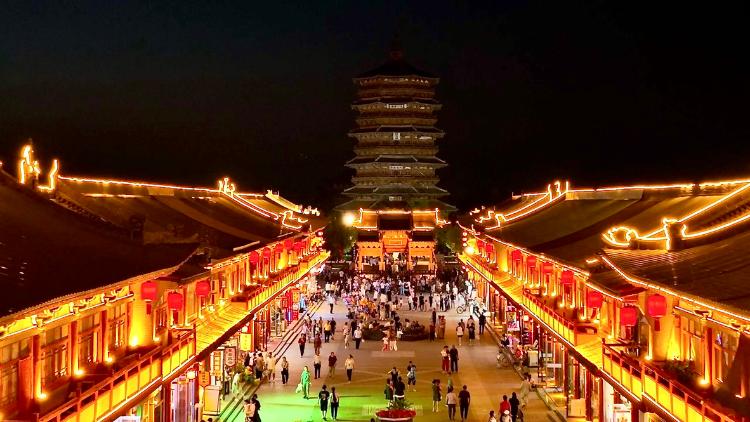 Night tours at ancient sites light up Shanxi's summer season - CGTN