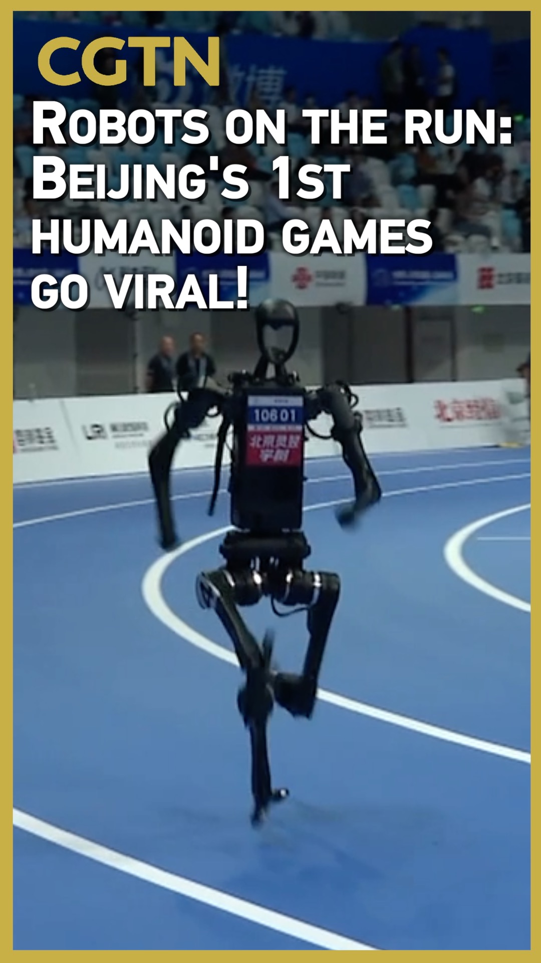 Robots on the run: Beijing's 1st humanoid games go viral! - CGTN