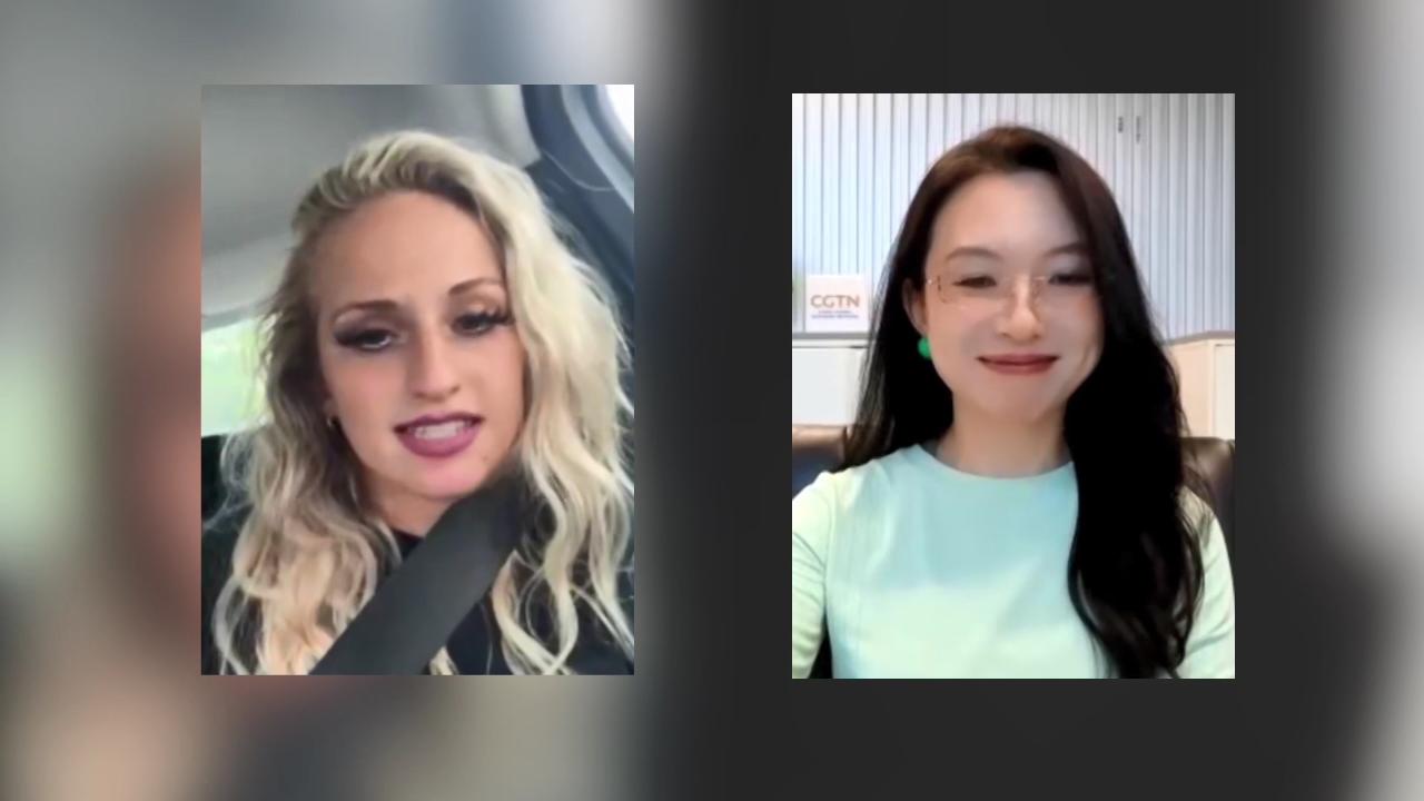 CGTN talks to 7-time All-American cheerleader Hailey D'lynn Smith - CGTN