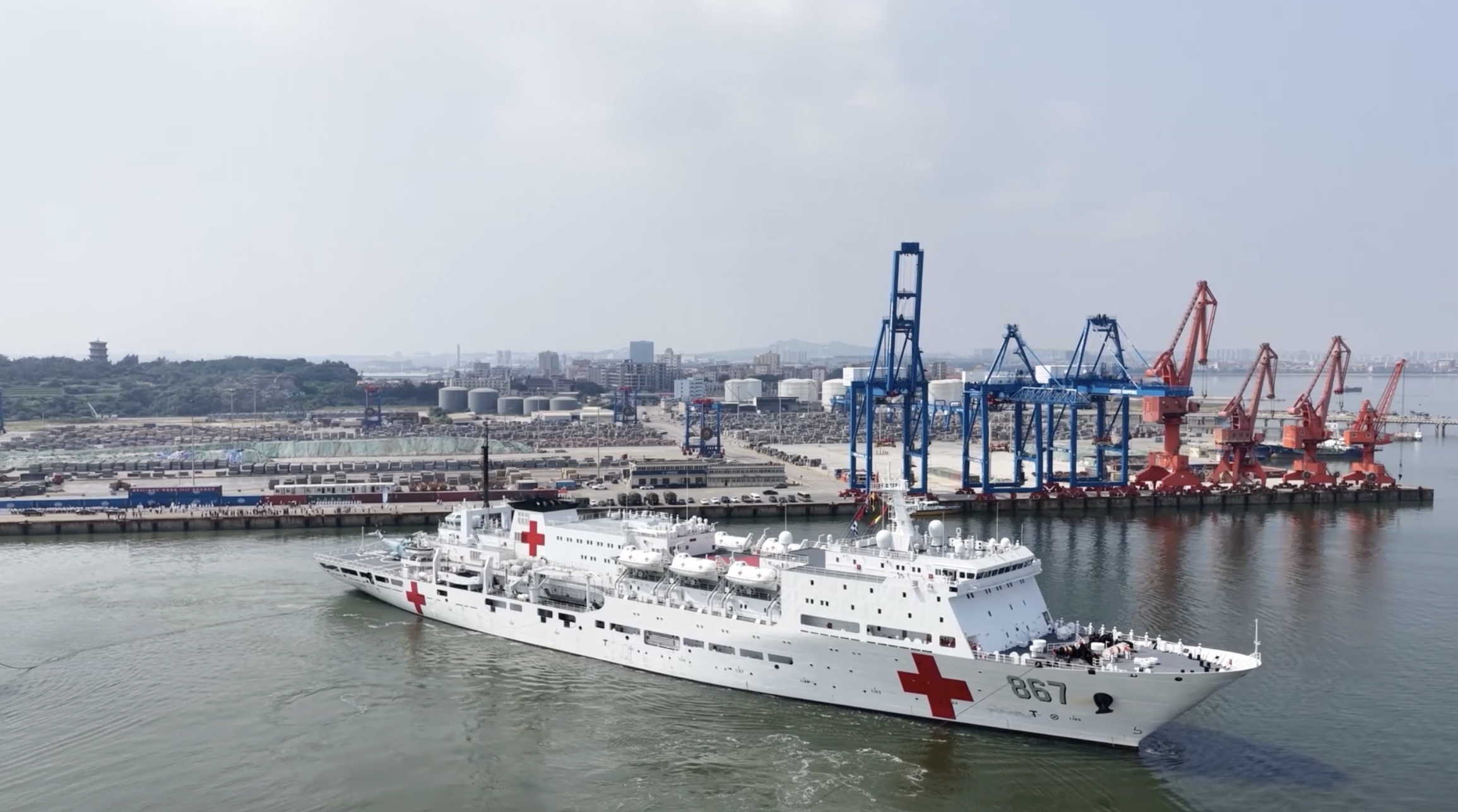 China's Silk Road Ark hospital ship launches maiden overseas mission - CGTN