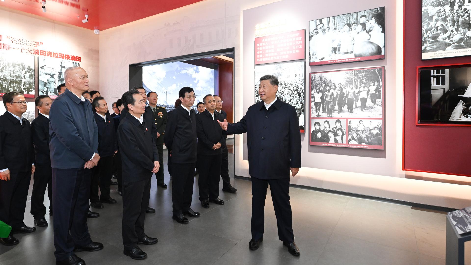 President Xi visits Xinjiang 70th anniversary exhibition - CGTN