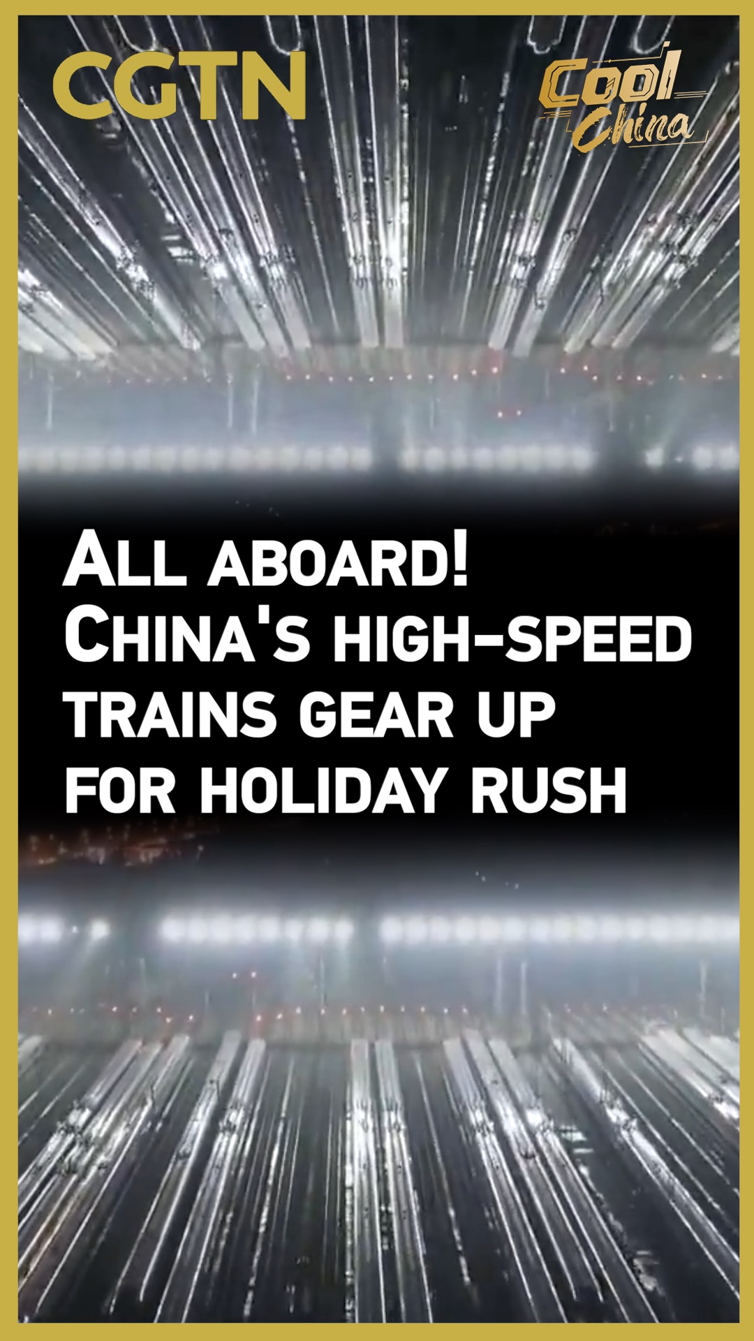 All aboard! China's high-speed trains gear up for holiday rush - CGTN