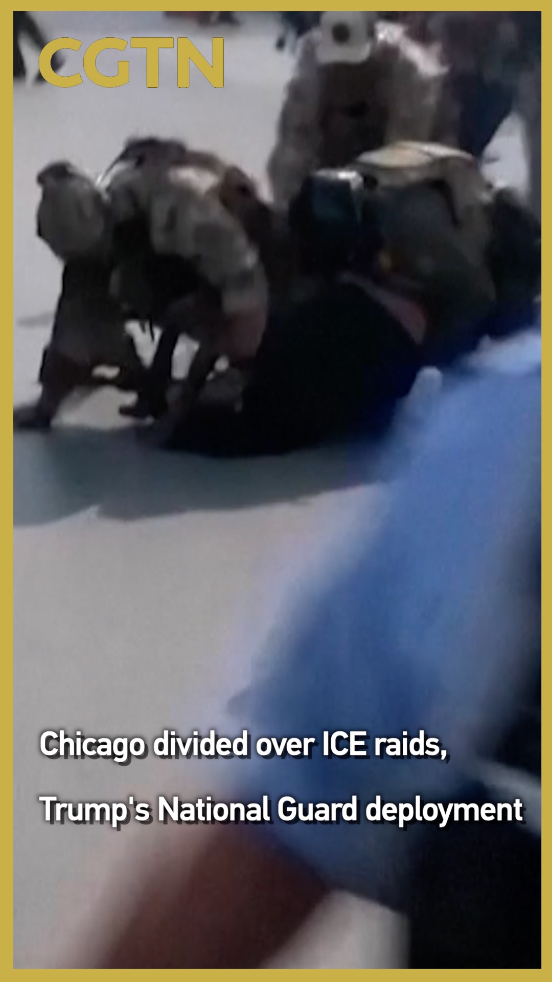 Chicago divided over ICE raids, Trump's National Guard deployment - CGTN