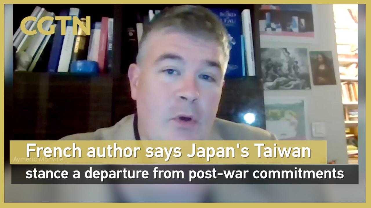 French author: Japan's Taiwan stance a shift from post-war commitments ...