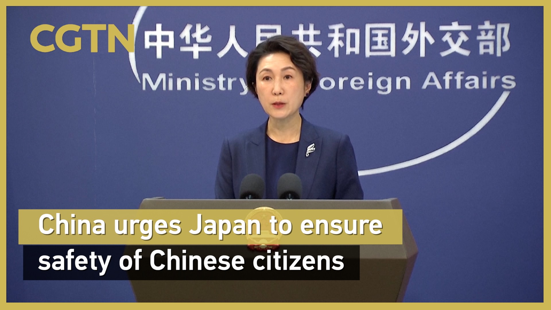 China urges Japan to ensure safety of Chinese citizens - CGTN