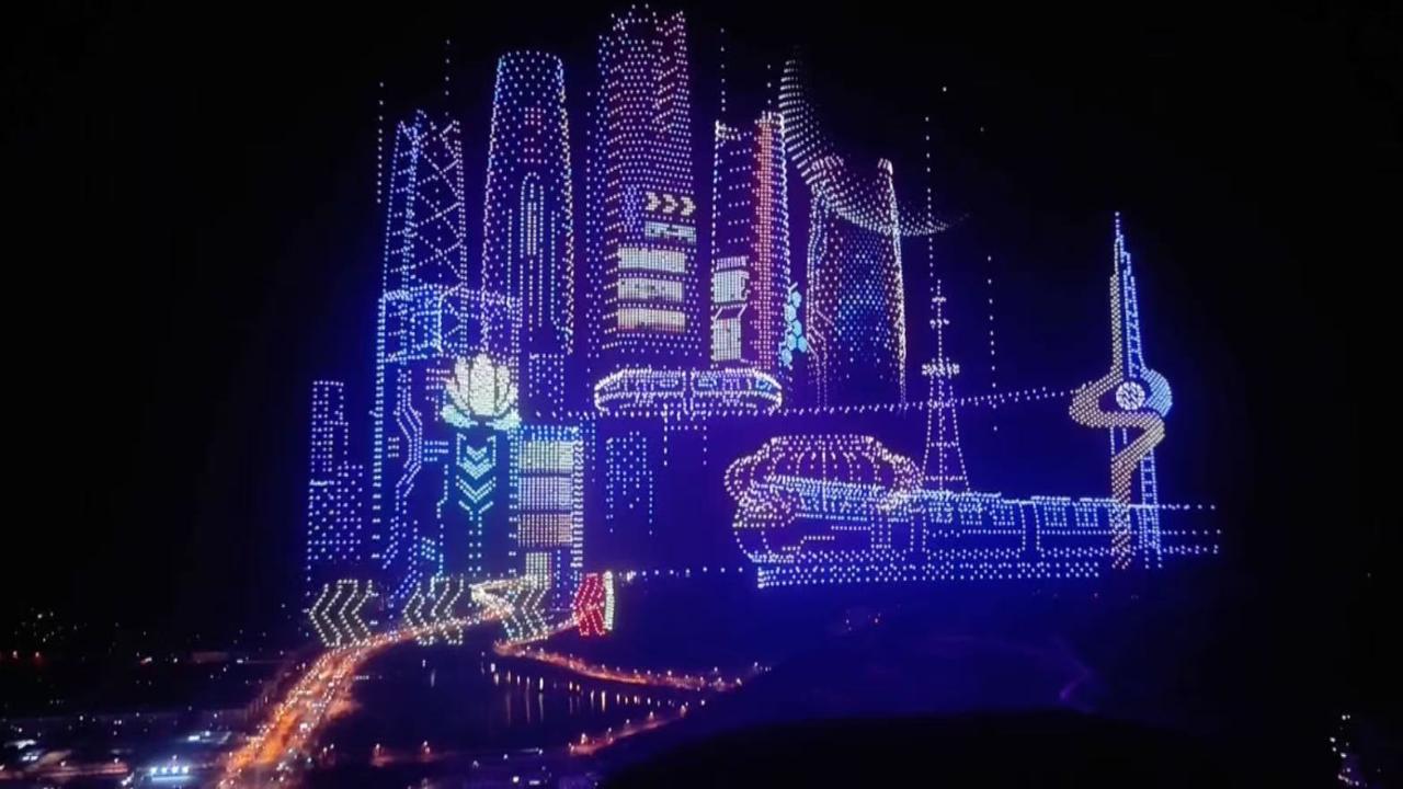 Drones light up China's skies weaving tradition with technology - CGTN