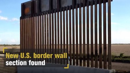 U.S. Border Patrol unveils new border wall section - CGTN