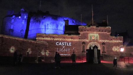 Lights display at Edinburgh Castle brings myths to life - CGTN