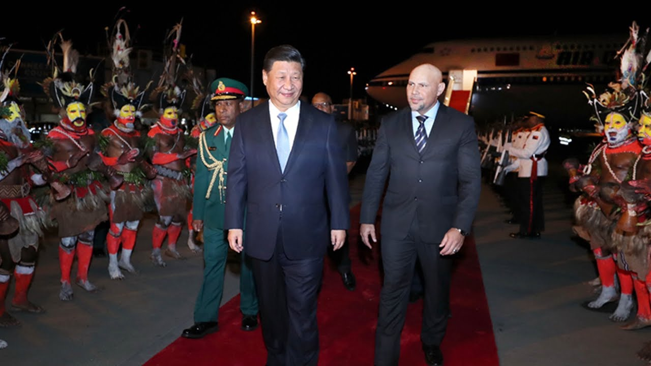 Chinese President Xi Jinping arrived on Thursday night in Papua New ...